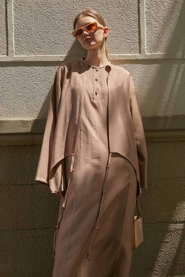 Beaded Jilbab Set Light Vizon | Zülays