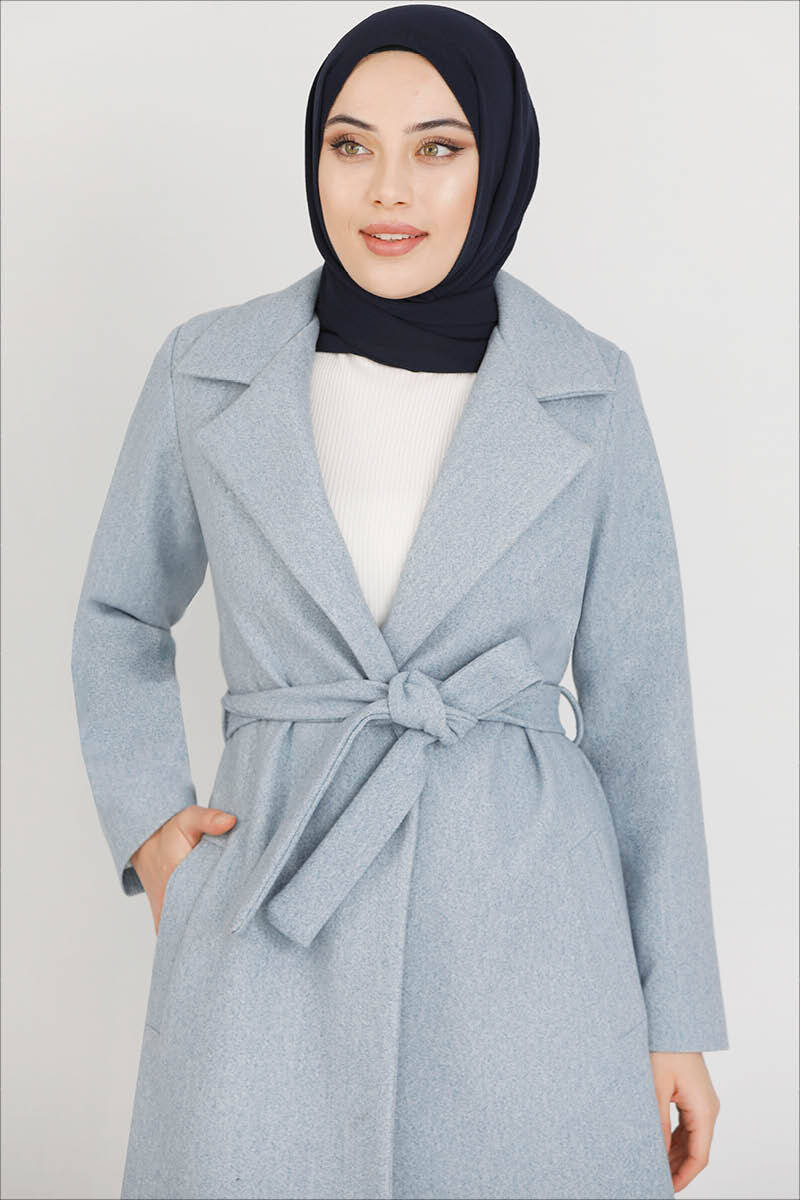 Fit Coat Baby Blue Buy - Zülays