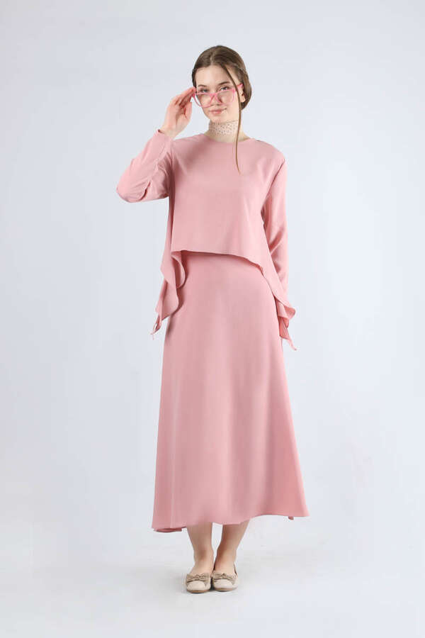 Buy Lavin Skirt Suit Powder Pink - Zülays