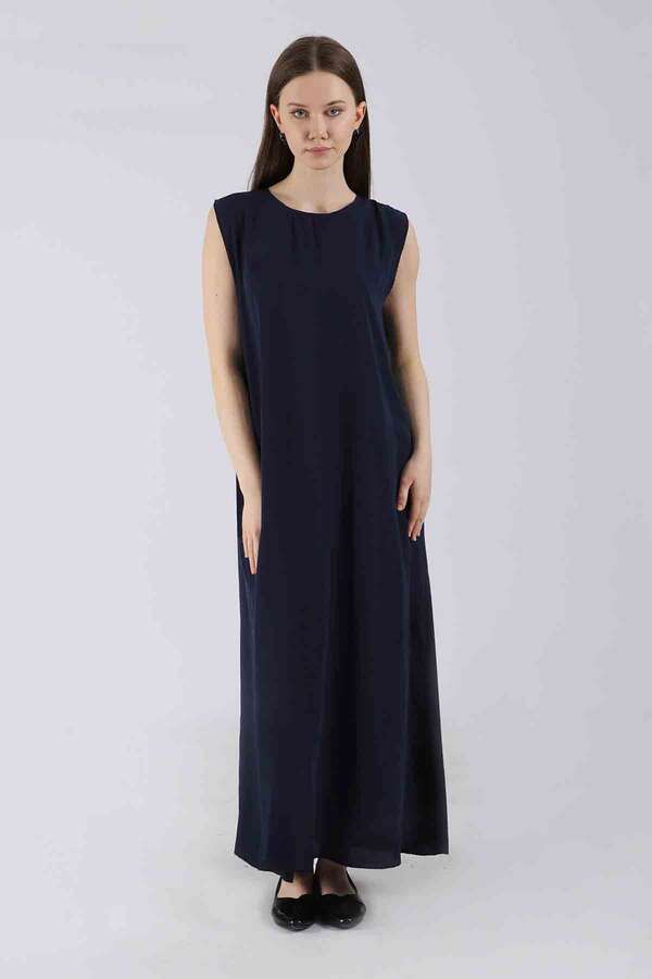 Buy Zero Sleeve Underwear Dress Navy - Zülays