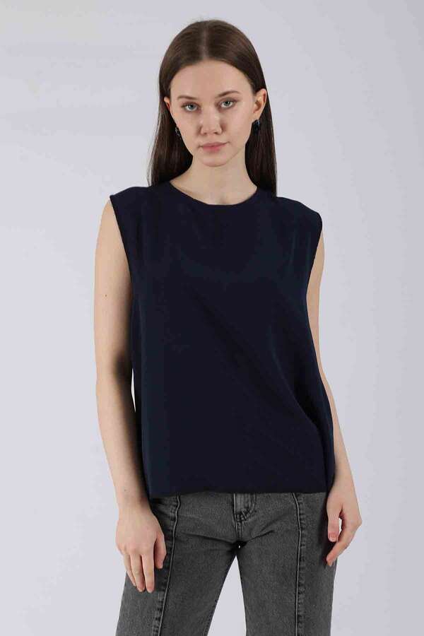 Buy Zero Sleeve Short Underwear Navy Blue - Zülays