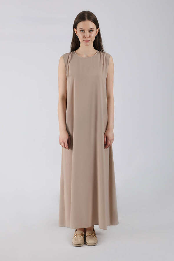 Buy Zero Sleeve Underwear Dress Dark Mink - Zülays